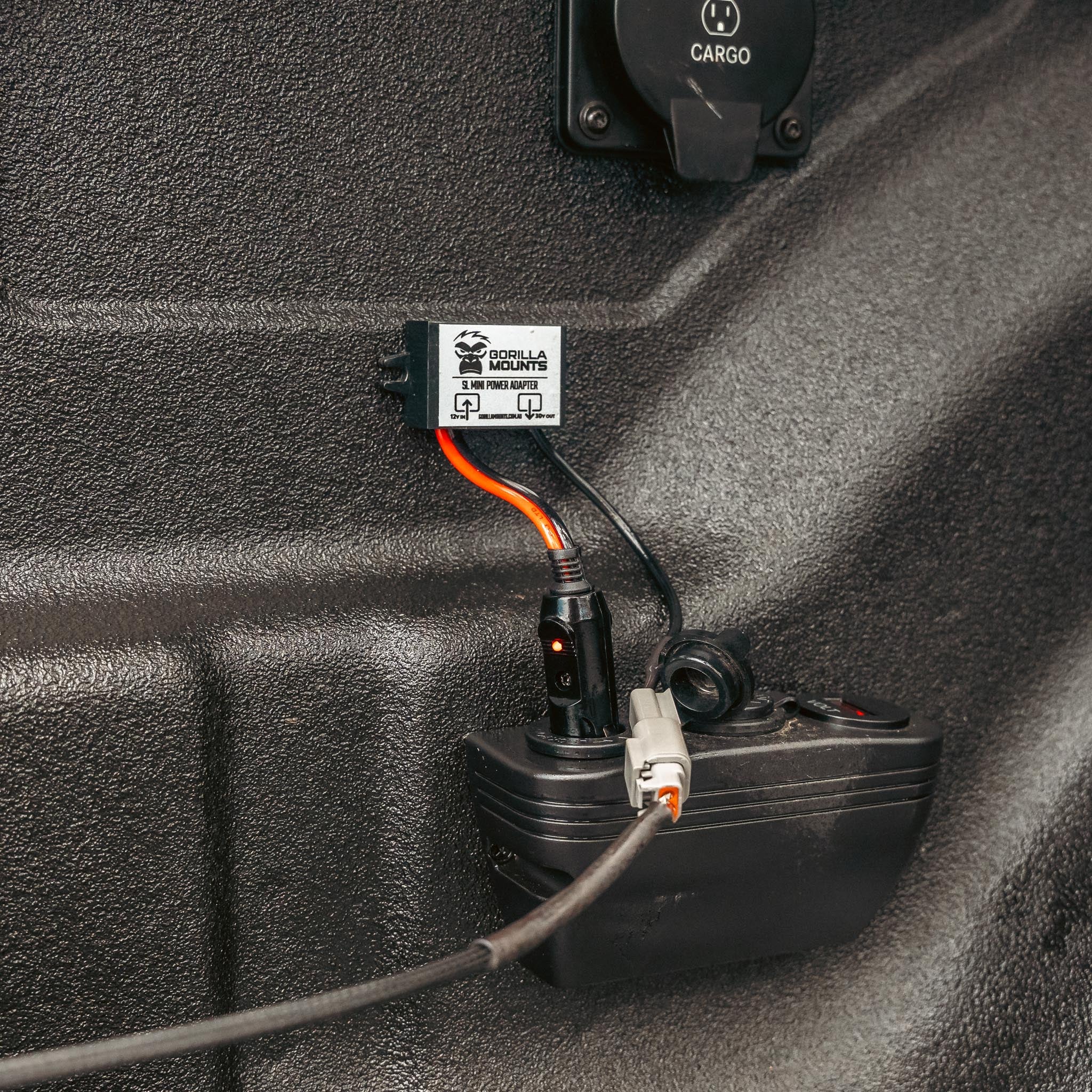 Gorilla Mounts 12v–30v Mini Cig Power Adapter